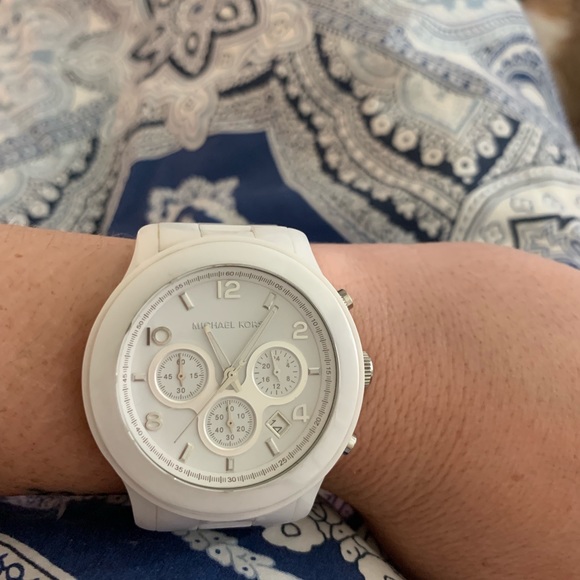 Michael Kors | Accessories | Michael Kors White Ceramic Watch | Poshmark
